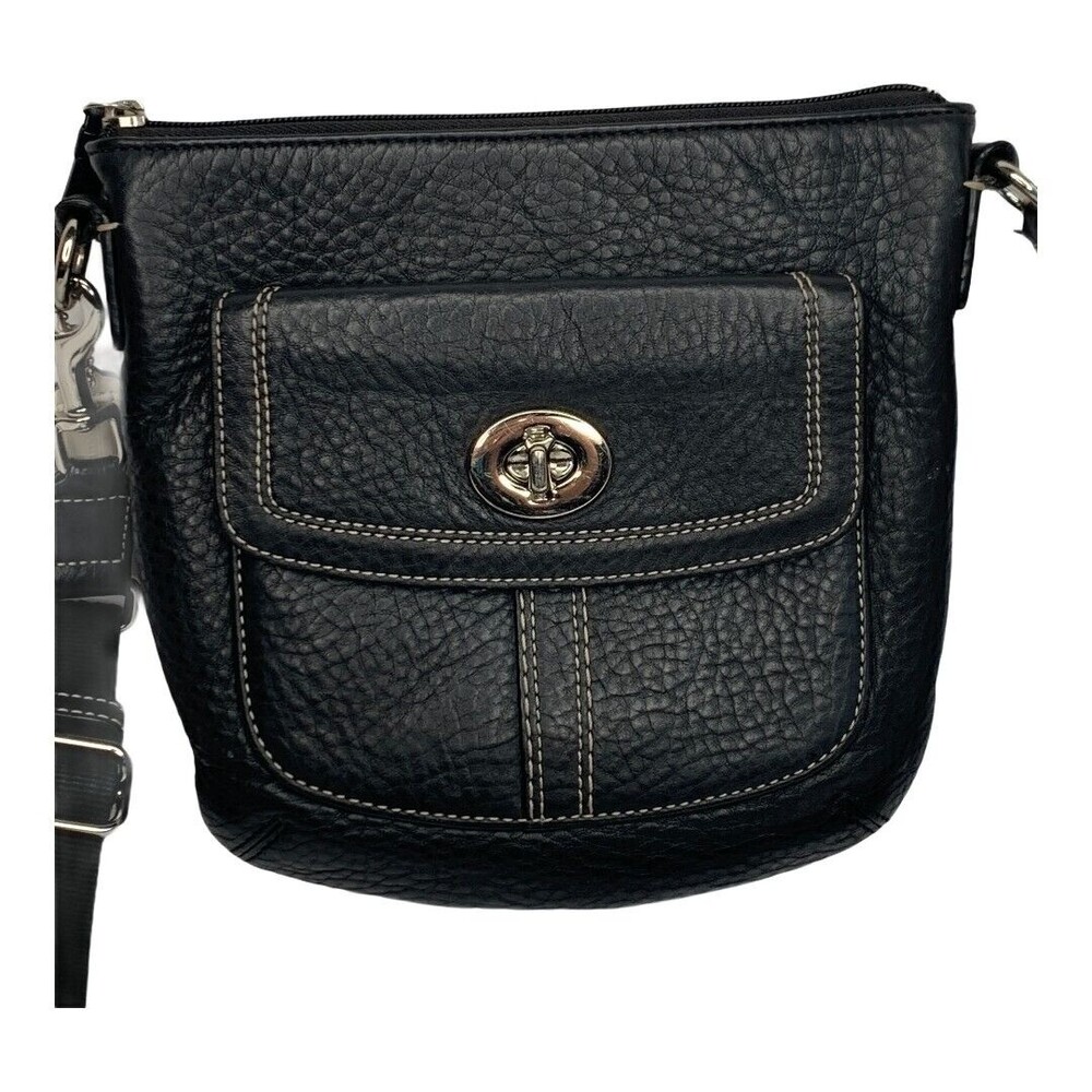Coach Crossbody Leather Toggle Swing Purse Bag - Gem